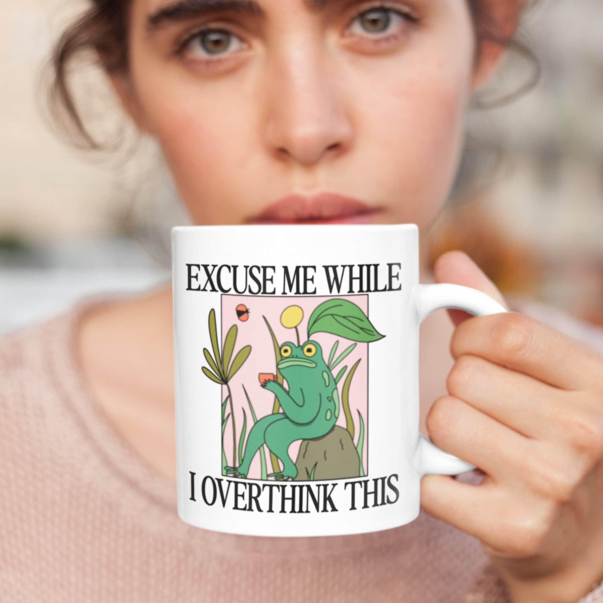 Excuse Me While I Overthink This Mug Funny Neurodivergent, ADHD, Autism ...