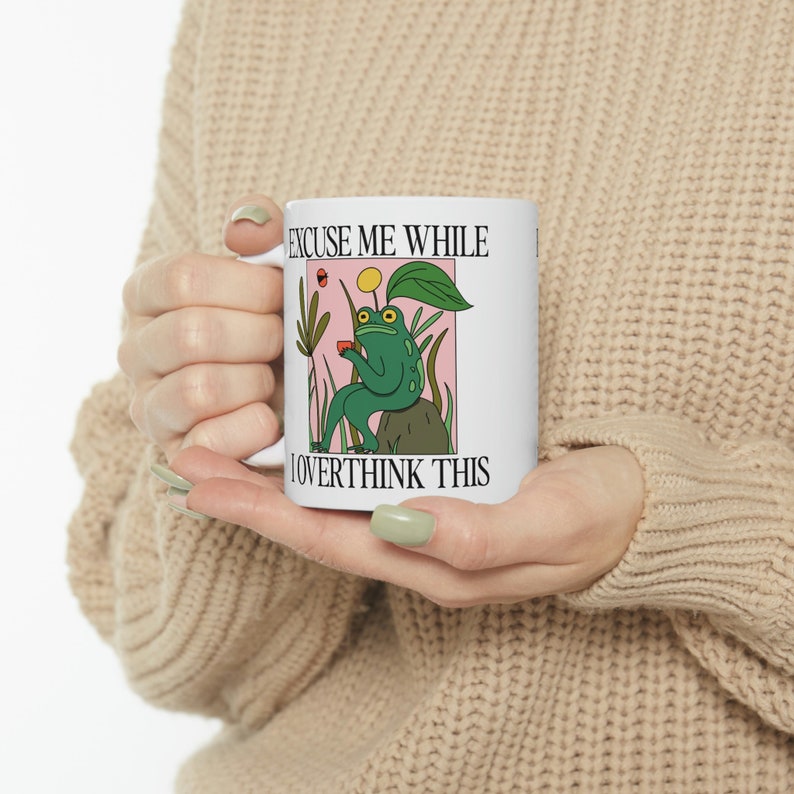 Excuse Me While I Overthink This Mug Funny Neurodivergent, ADHD, Autism ...
