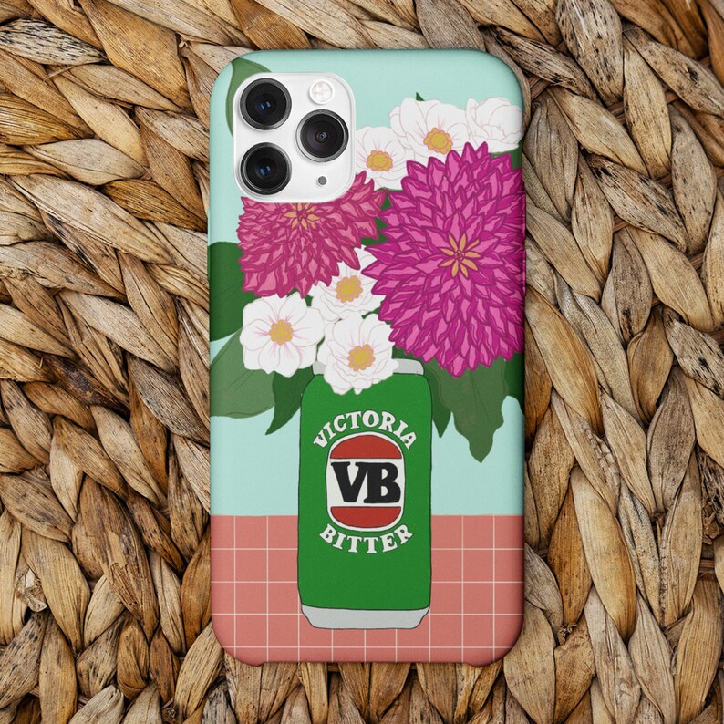 Flowers in Aussie Victoria Bitter Beer Can Tough Iphone Case - Etsy