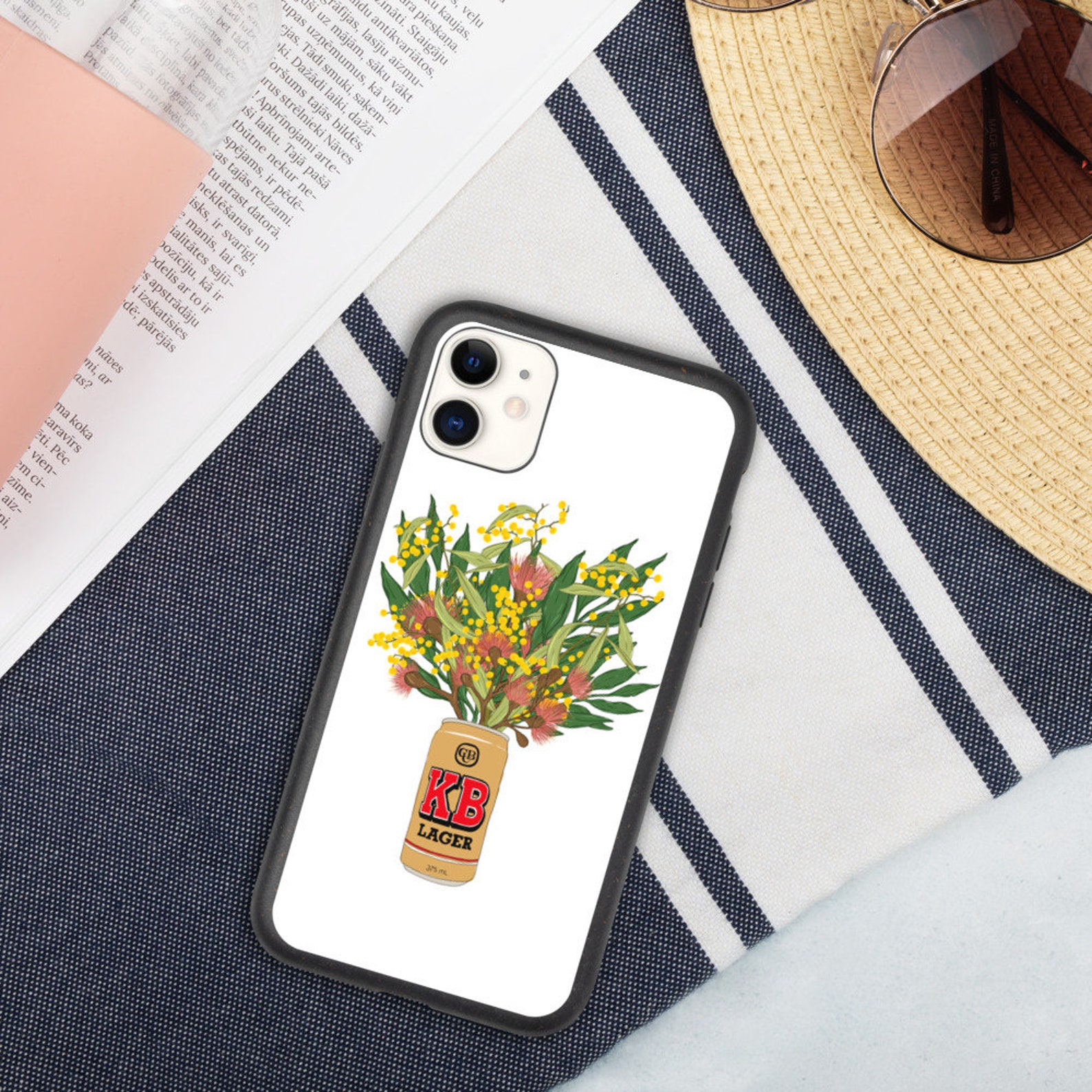 Australian Native Flowers In KB Lager Beer Can Vase | Etsy