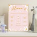 Daisy First Birthday Milestone Board, Editable Board, Daisy Event, Boho ...