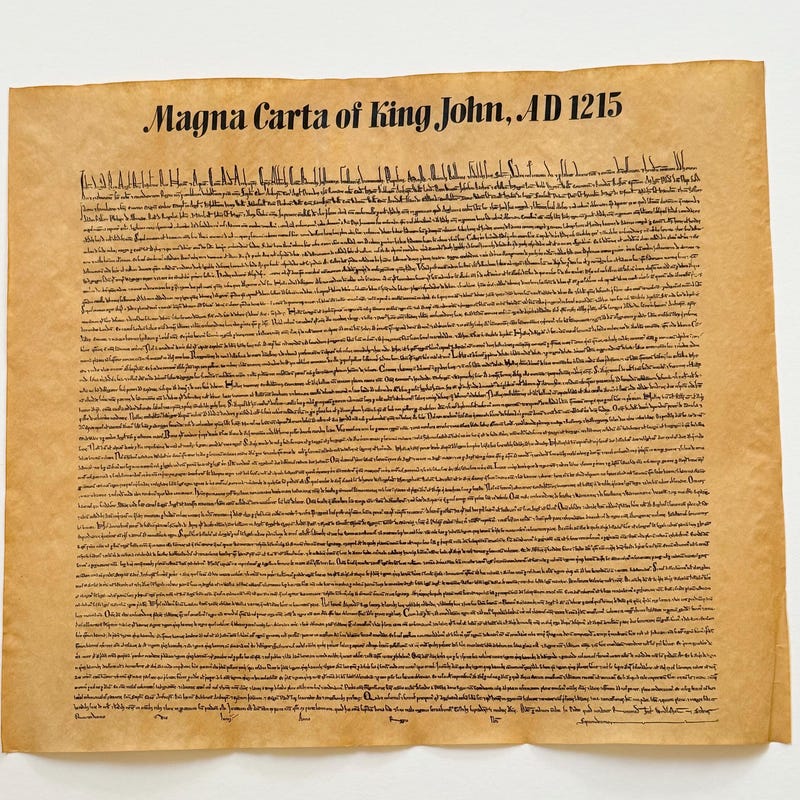 Magna Carta - Etsy