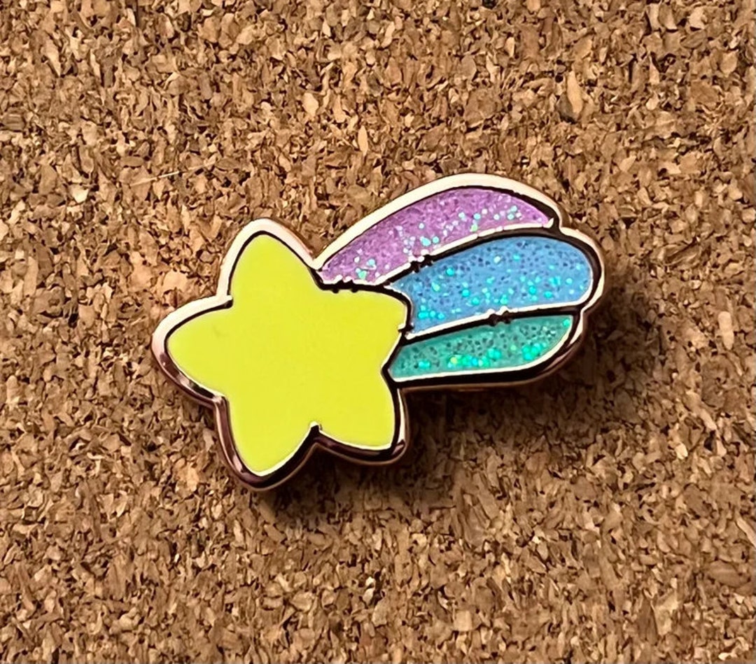 Mini Shooting Star Enamel Pin - Etsy