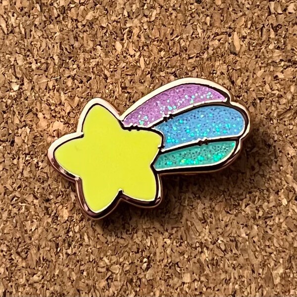 Shooting Star Pin - Etsy