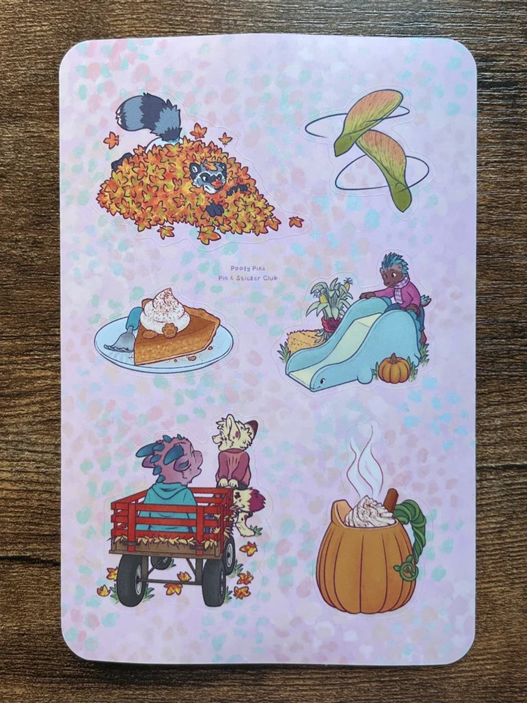 Fall Time Vinyl Sticker Sheet ABDL Babyfur Agere Furry - Etsy