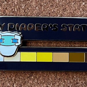 My Diaper Status Slider Pin ABDL Kink Agere Poofy Pins - Etsy