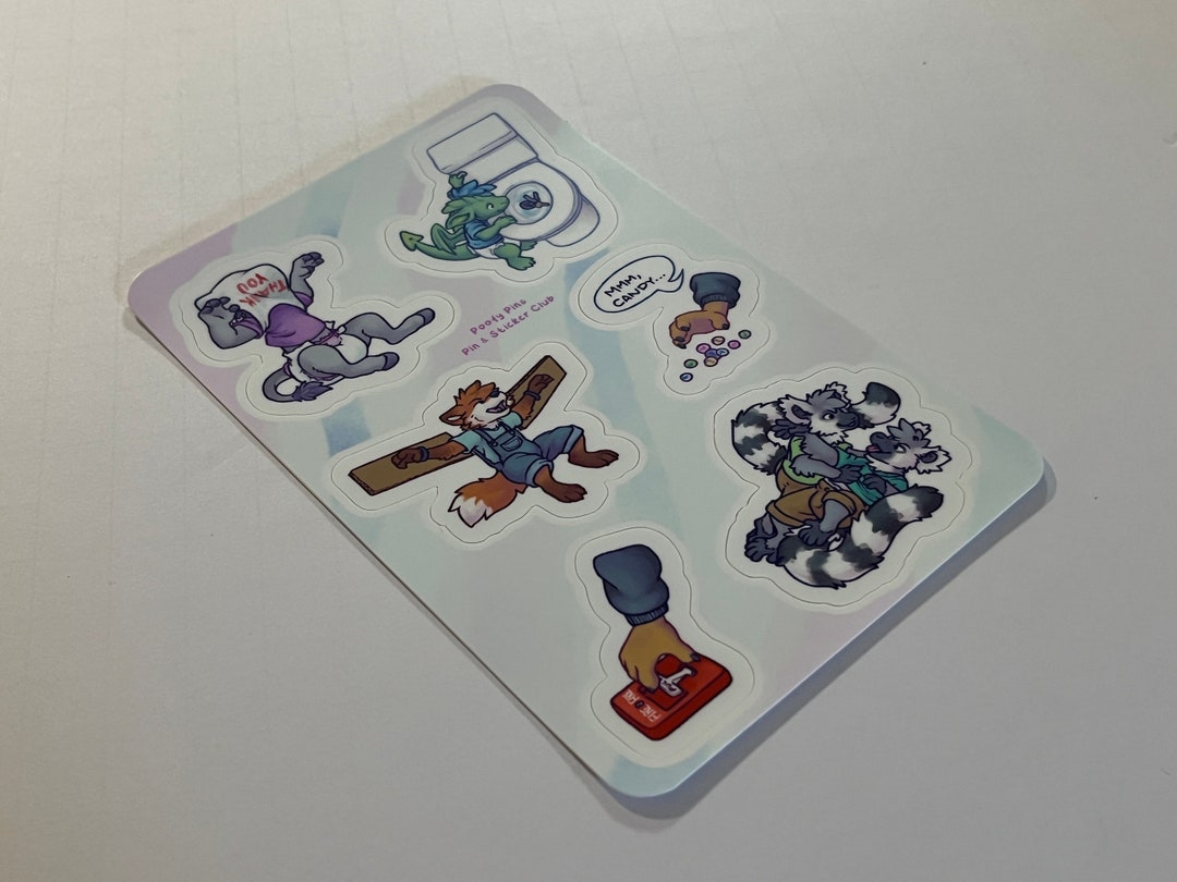 Mischief Makers Sticker Sheet ABDL Agere - Etsy
