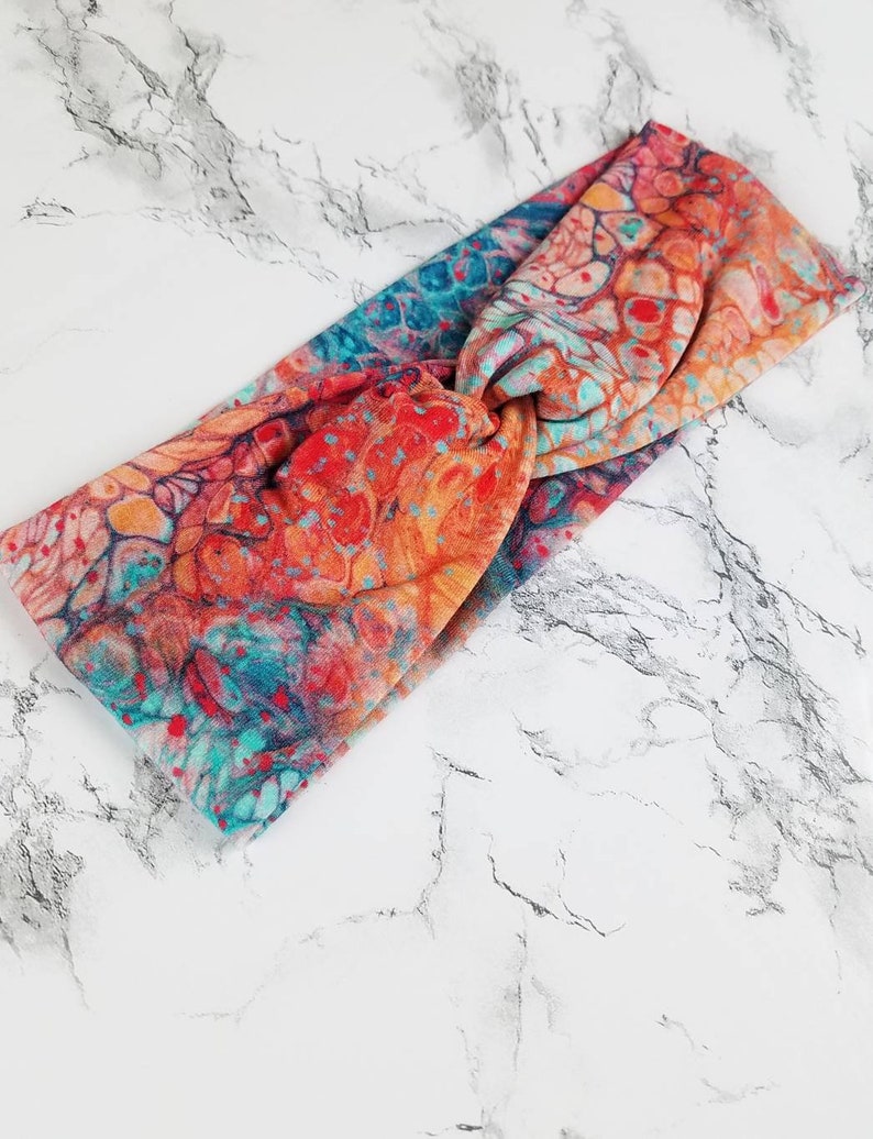 Mermaid Knot Headband, Boho Twist Turban Headband, Headband for Women ...