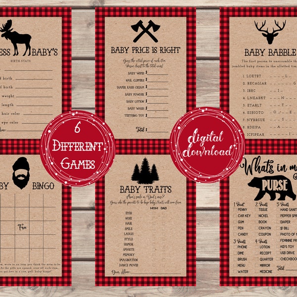 Lumberjack Games - Etsy