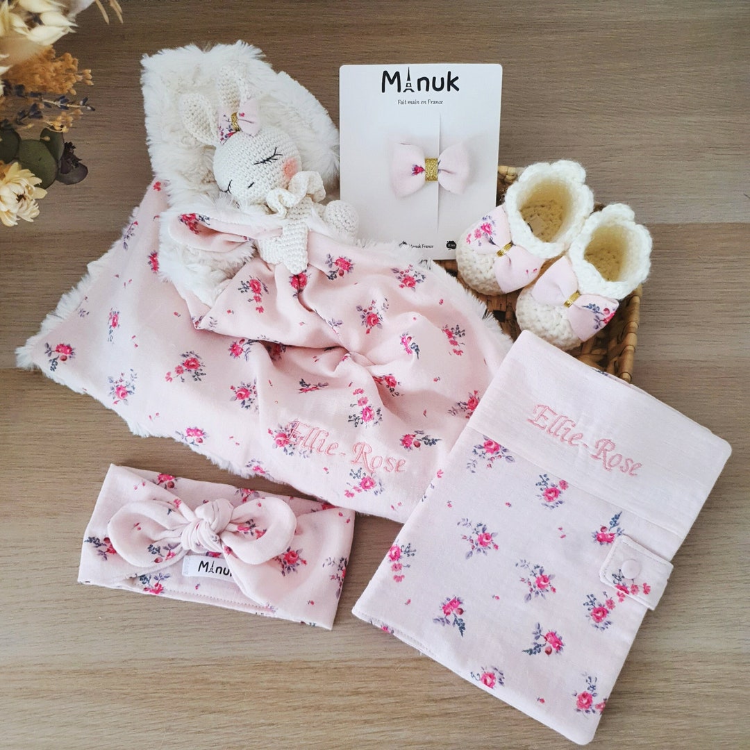 Personalized Birth Box, Personalized Comforter, Health Book Cover ...