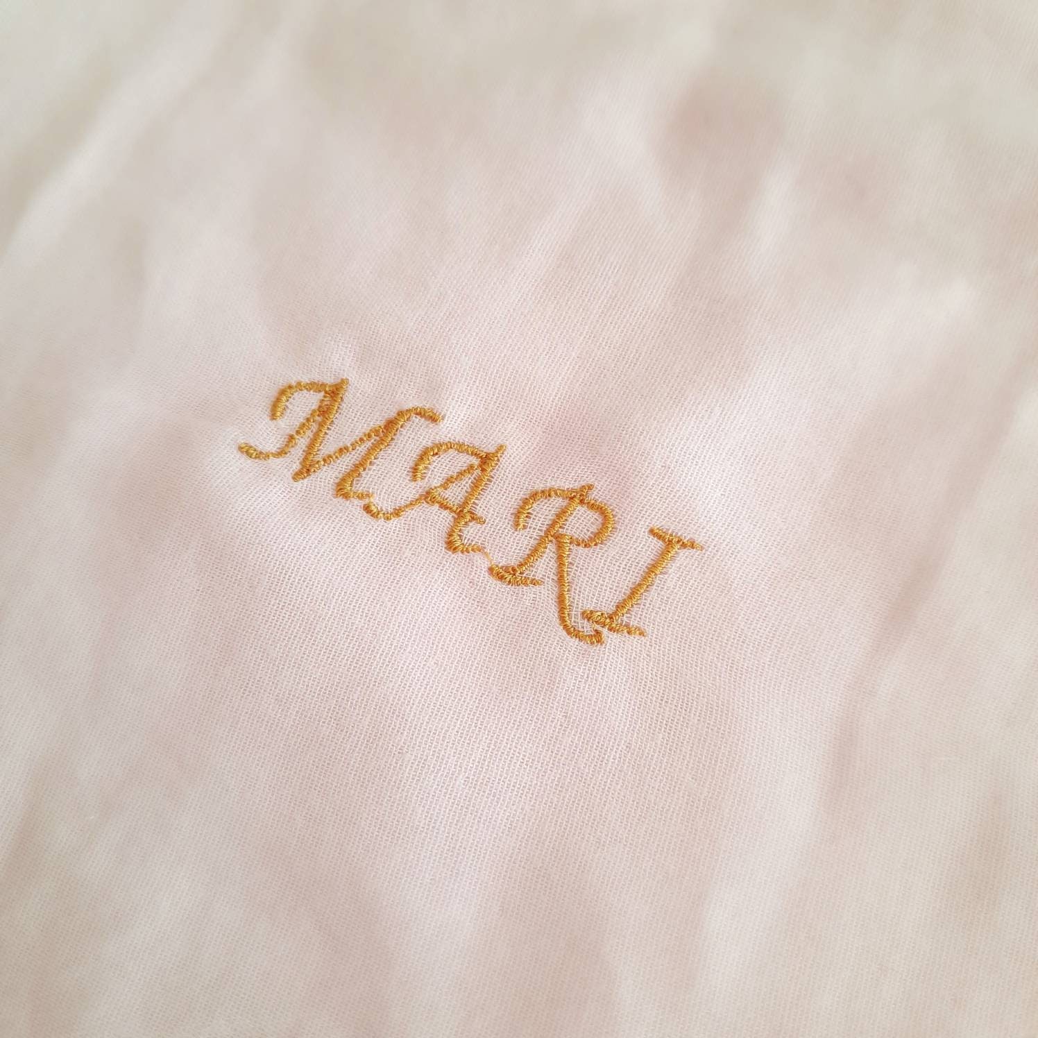 Machine Embroidered Name More Colors and Styles // Machine - Etsy UK