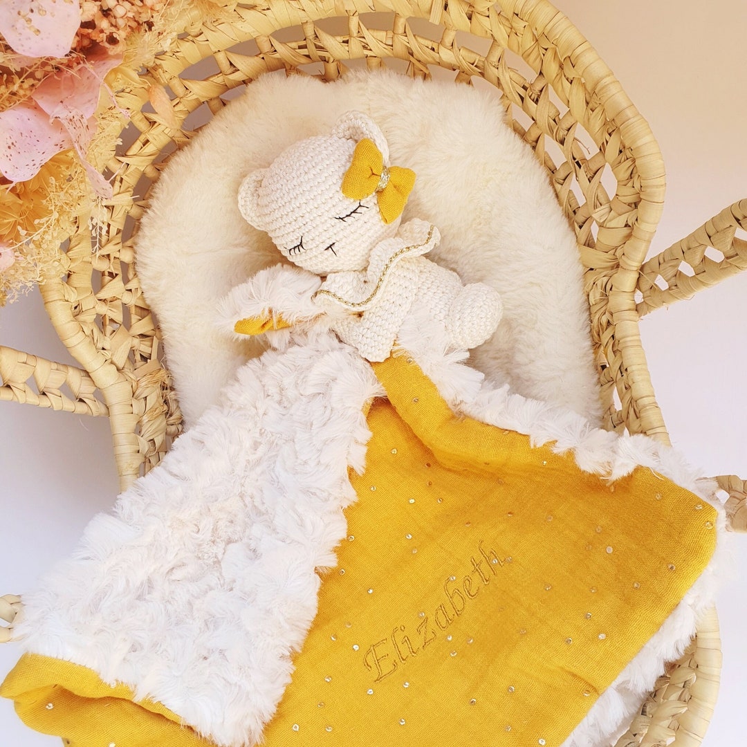 Personalized Teddy Bear, Pacifier Clip, Birth Gift - Etsy