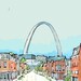 St. Louis Arch Print - Etsy