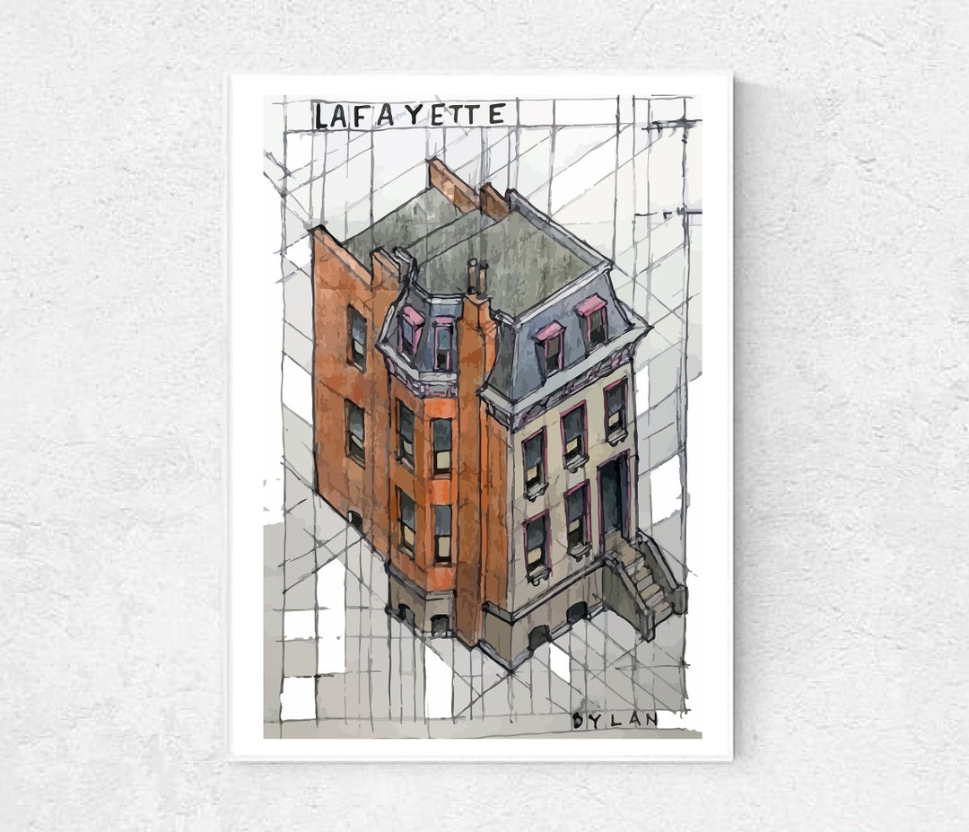 Lafayette Square St. Louis, Colored Pencil - Digital Hybrid, Wall ...