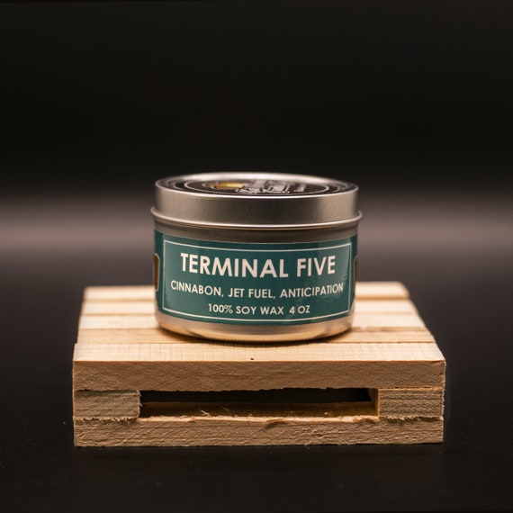 Terminal Five Scented Candle Free Shipping Soy Candles | Etsy