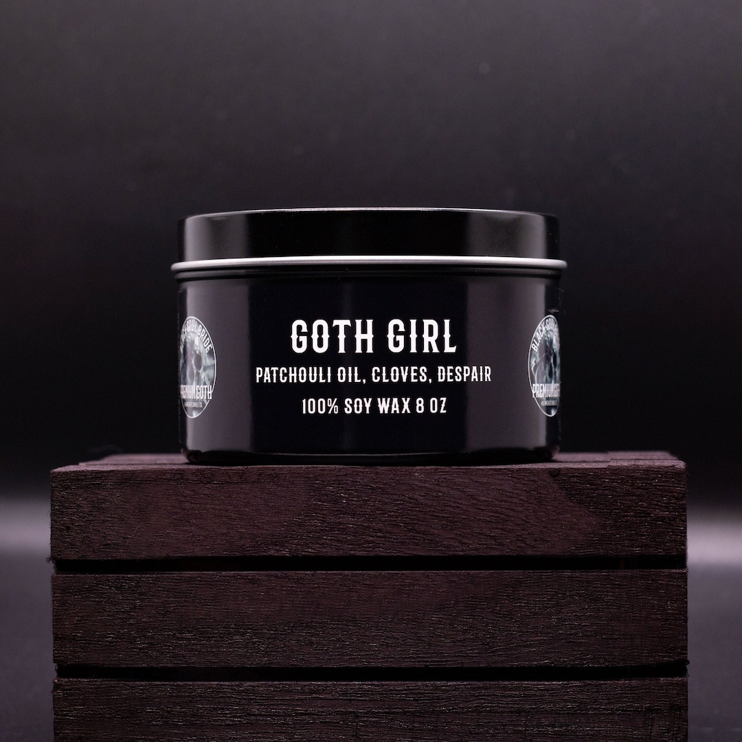 Goth Girl Scented Candle Free Shipping Soy Candles Plant Based ...