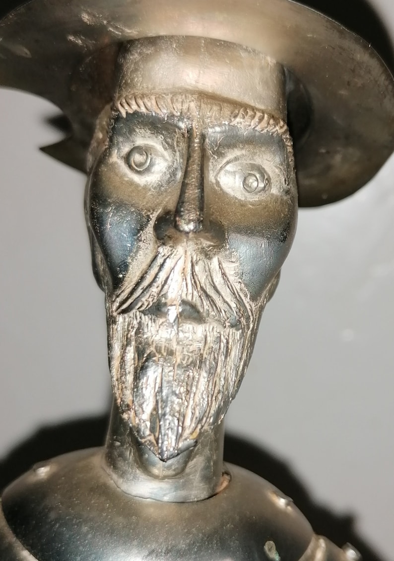 Don Quixote of the English Channel With Armour Vintage Statue 1970 of ...