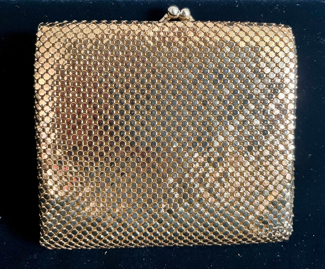 Vintage "echt 2 PRYM " 1940s/50s Gold Metal Mesh Evening Purse - Etsy