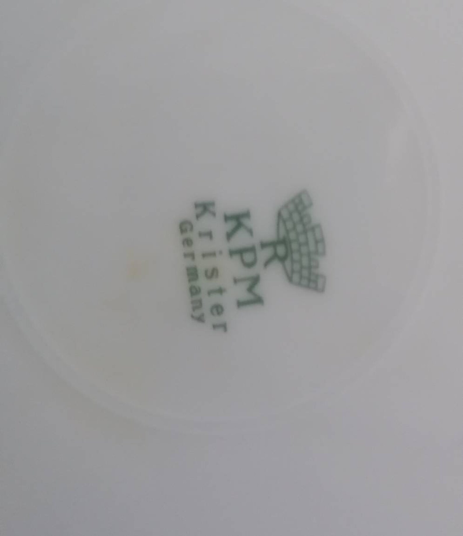 KPM Krister Germany 1952 1965 Hand Painted Floral 10.5 Plate - Etsy