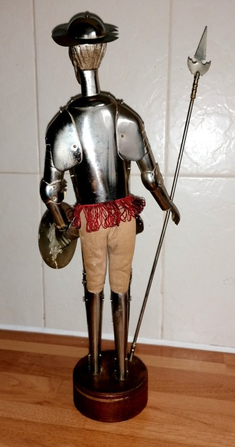 Don Quixote of the English Channel With Armour Vintage Statue 1970 of ...