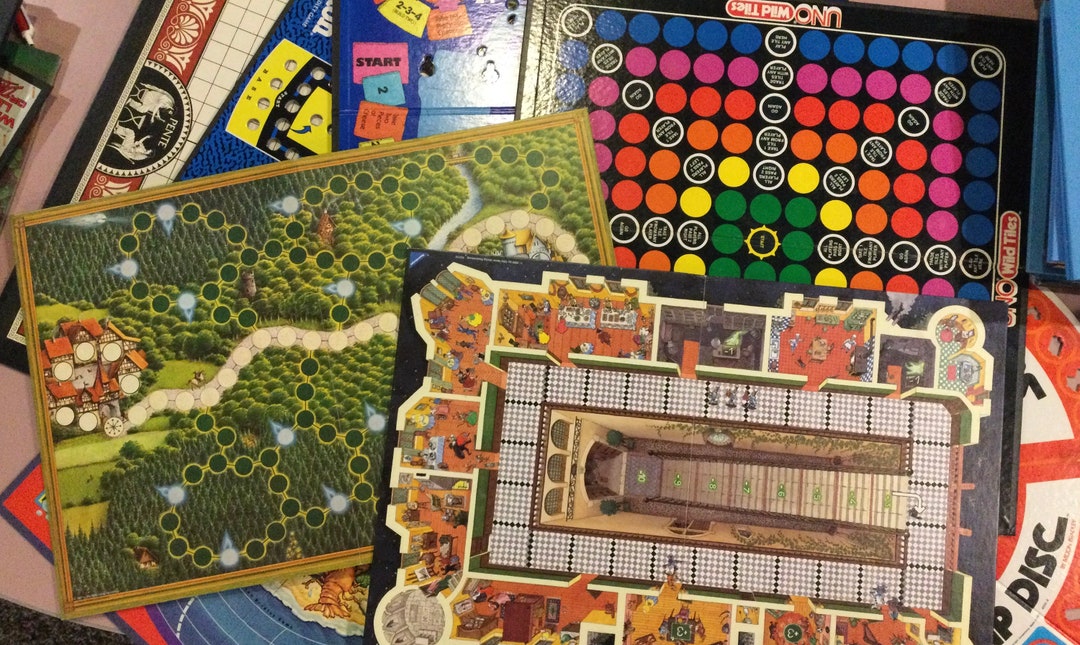 More Vintage 1980's Game Boards, Replacement or for Crafts (1980-1989 ...