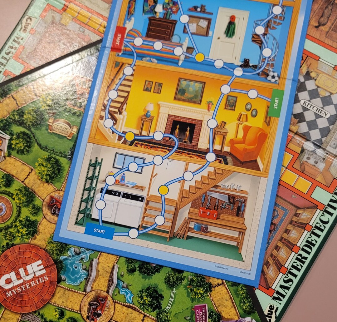 CLUE Variations Game Boards, Various Editions, Various Years ...