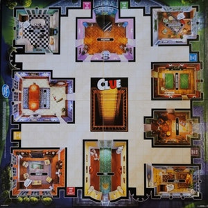 Modern Standard CLUE Game Boards, (post-2000), Replacement or Crafts - Etsy