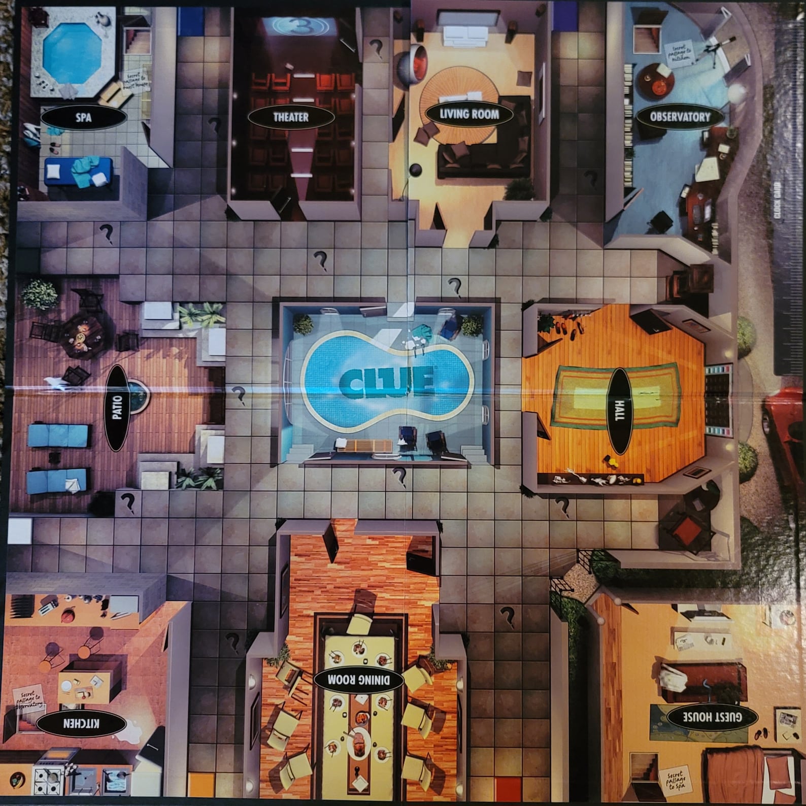 Modern Standard CLUE Game Boards, (post-2000), Replacement or Crafts - Etsy