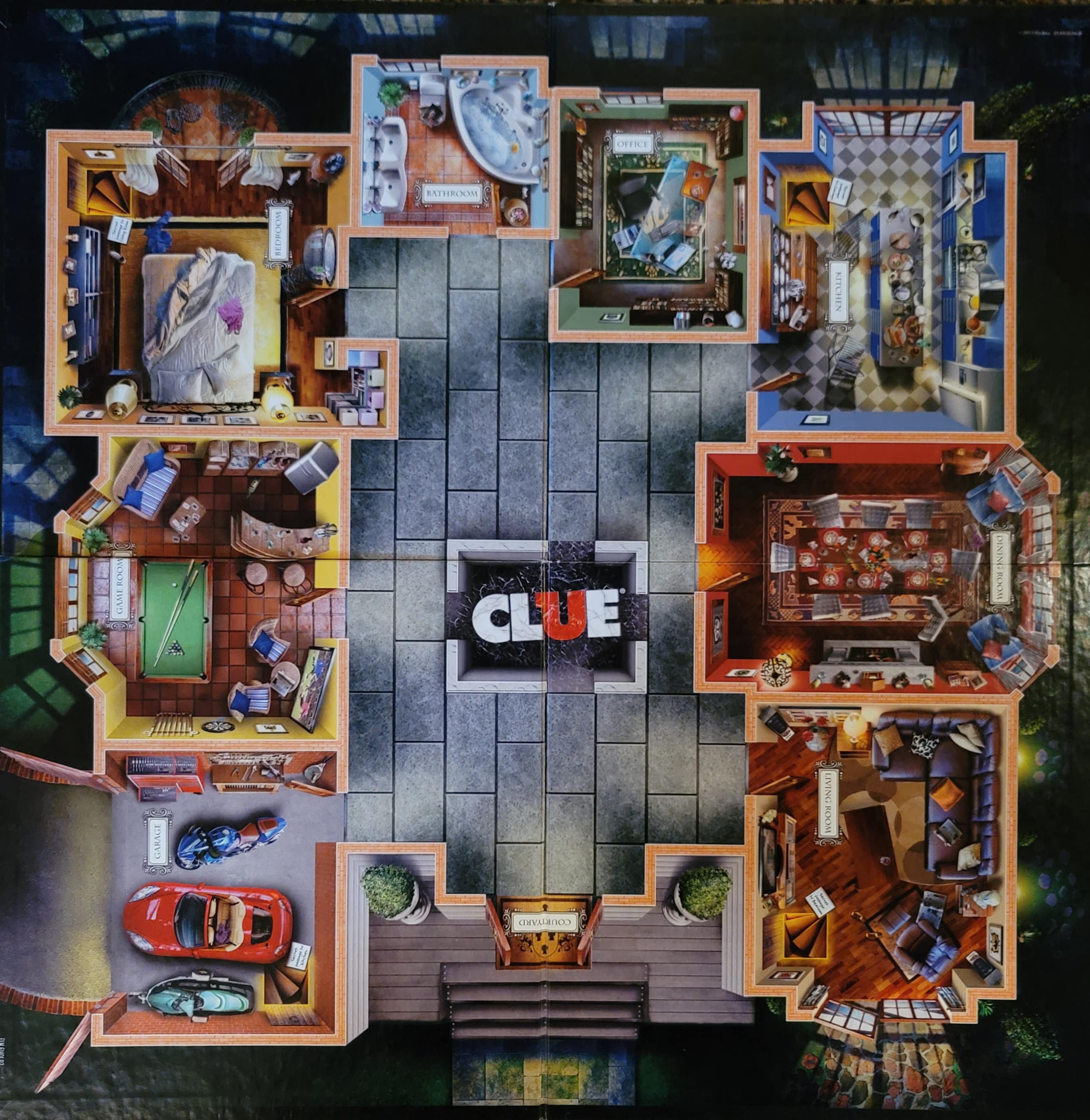 Modern Standard CLUE Game Boards, (post-2000), Replacement or Crafts - Etsy