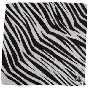 Women's Zebra Print-golf Club Headcovers W/ Corresponding Number for ...