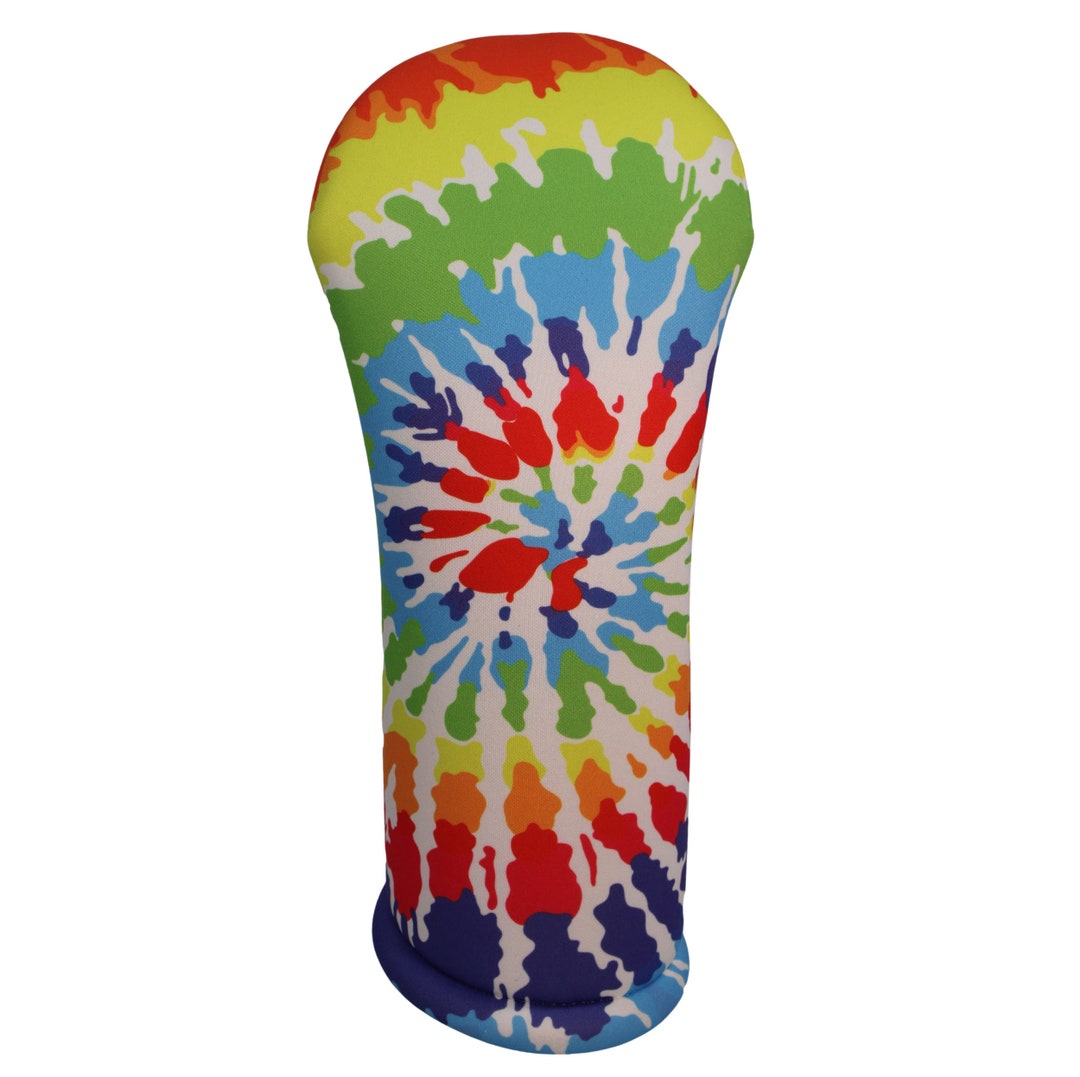 Rainbow Tie Dye-golf Club Headcovers With Corresponding Numbers for ...