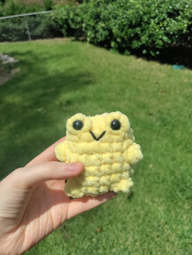 Chubby Frogs, Multiple Colors, Plushies, Crocheted Stuffed Animals ...