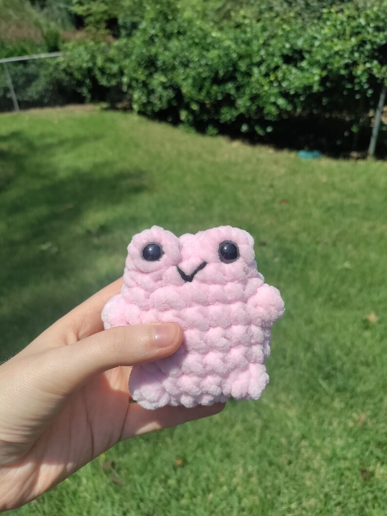 Chubby Frogs, Multiple Colors, Plushies, Crocheted Stuffed Animals ...