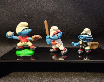 Smurf Batter Figure - Etsy