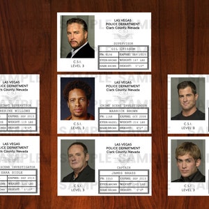CSI: Crime Scene Investigation - Cosplay ID Badge - Etsy