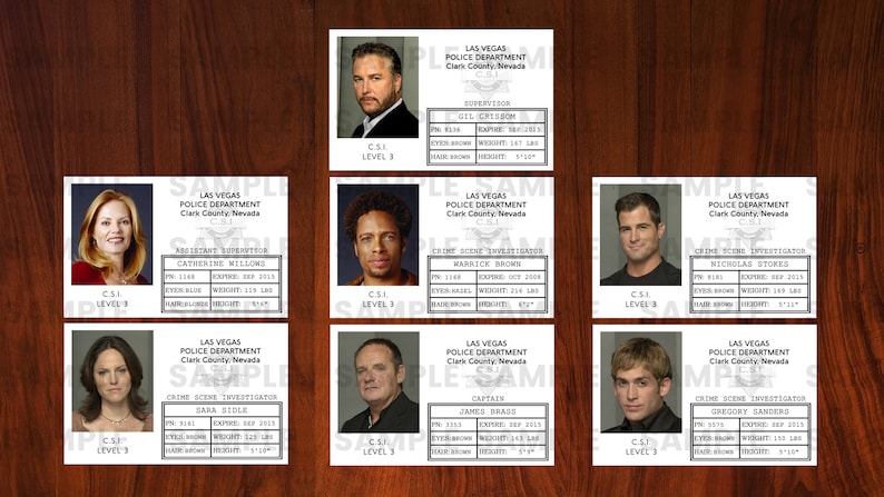 CSI: Crime Scene Investigation Cosplay ID Badge - Etsy