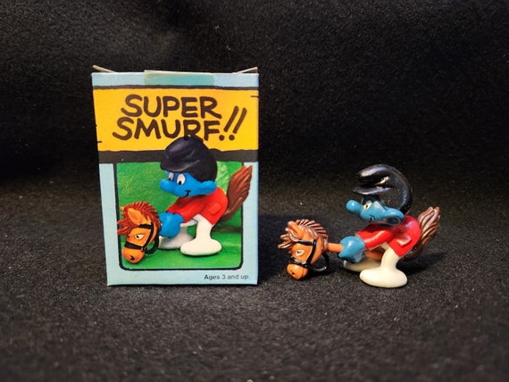 Super Smurf Hobby Horse W/ Box COMPLETE Schleich - Etsy