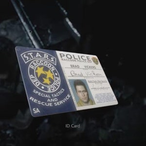 Resident Evil 2 & Resident Evil 3 STARS Cosplay ID Badge - Game ...