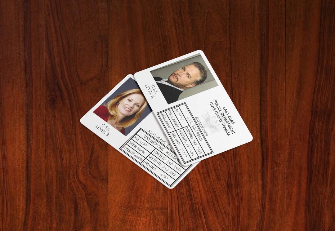CSI: Crime Scene Investigation - Cosplay ID Badge - Etsy