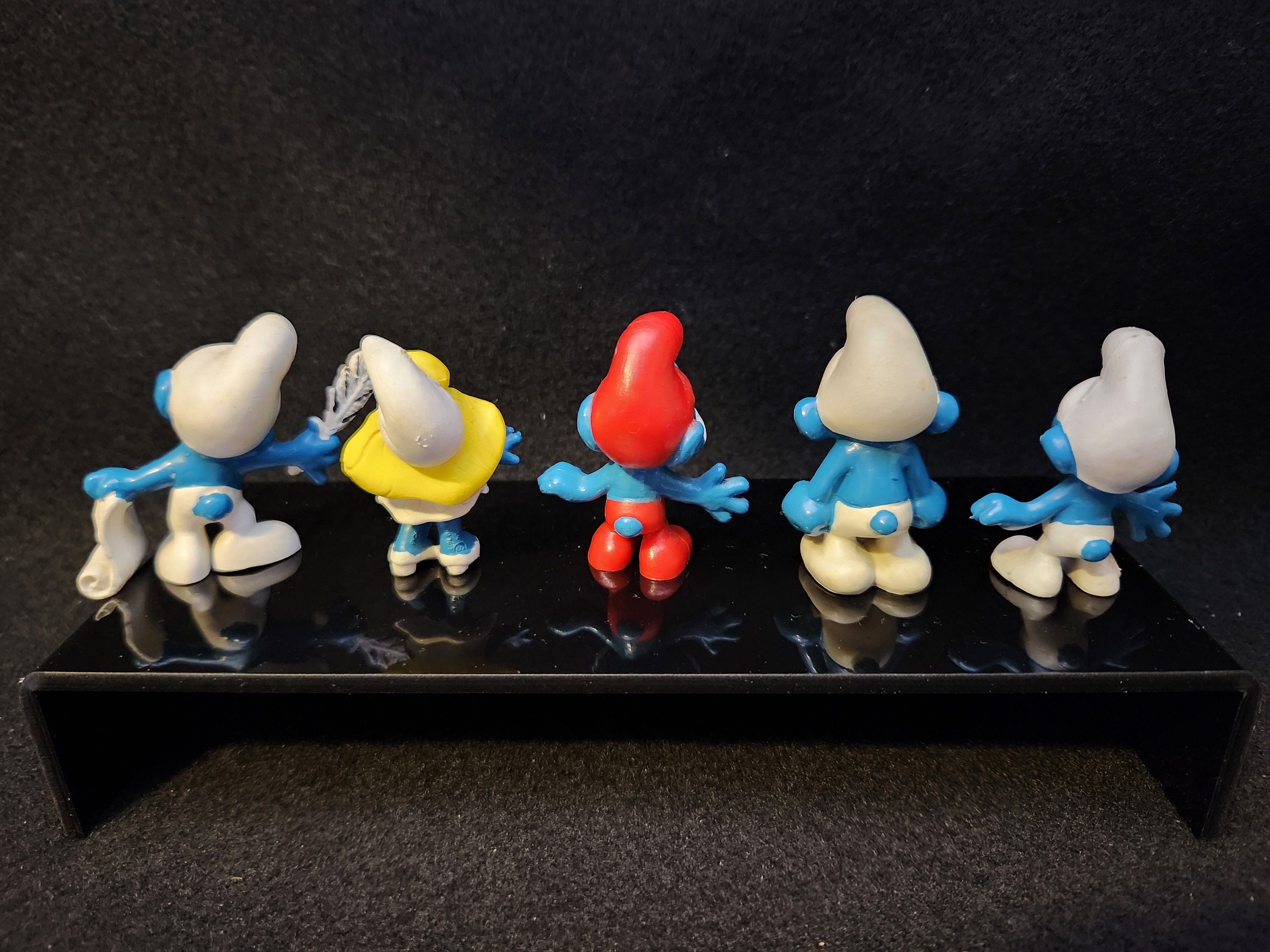 5 Village Smurfs (papa, Grouchy, Poet) - Smurf Figurine (20001/20002 ...