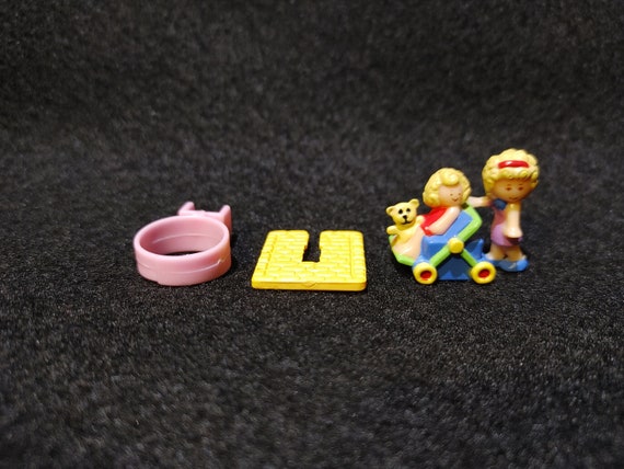 Polly Pocket Pram and Baby Ring Complete Set NEAR MINT - Etsy