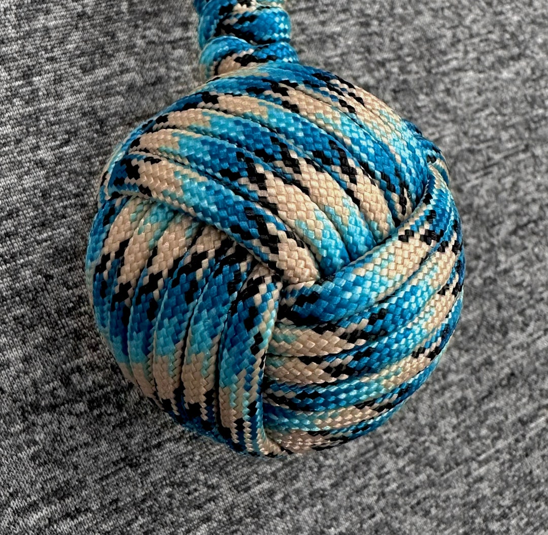 Paracord Monkey Fist Short 1.25 Steel Core Abby - Etsy