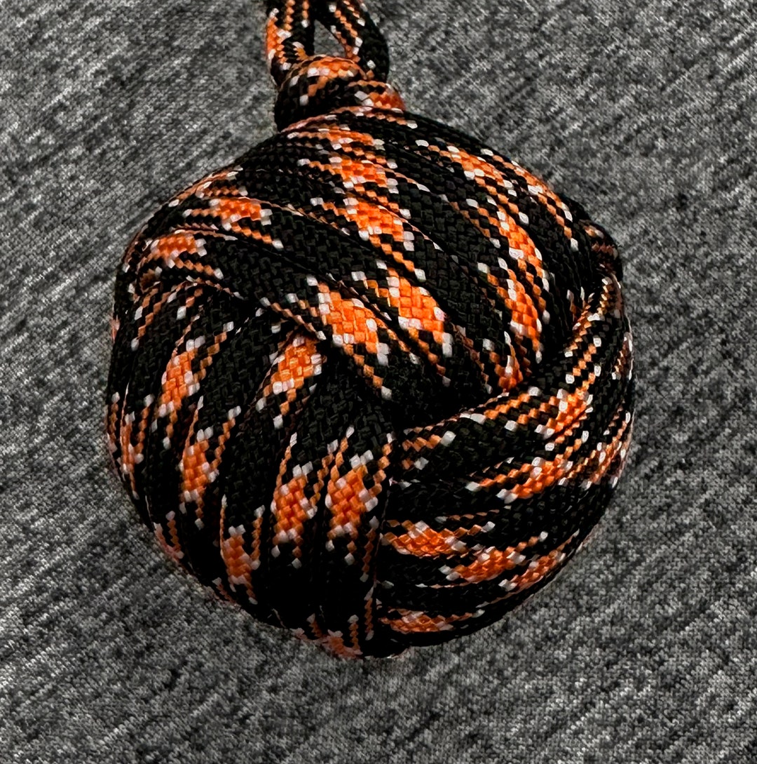 Paracord Monkey Fist Long 1.25 Steel Core Harley - Etsy