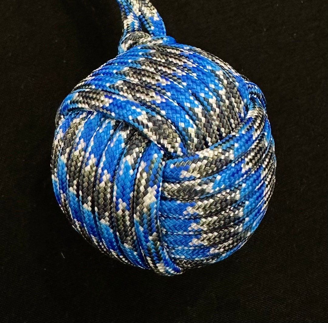 Paracord Monkey Fist Long 1.25 Steel Core Terra - Etsy