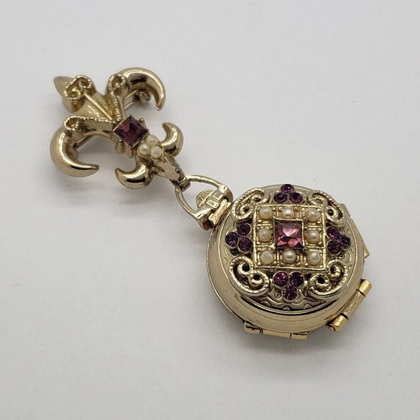 Vintage Coro Locket - Etsy