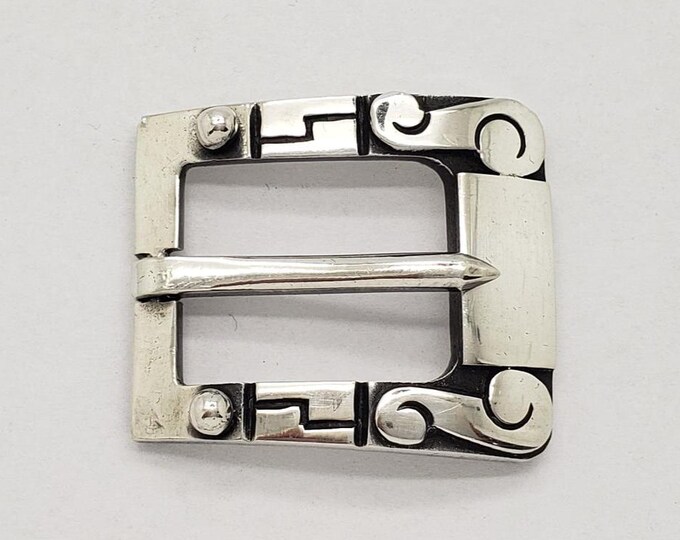 Vintage Taxco Mexico JS Eagle Mark Stamp Aztec Style Solid Sterling ...