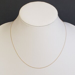 Vintage JCM 10K Solid Gold Delicate Prince of Wales Style Fine Trace ...