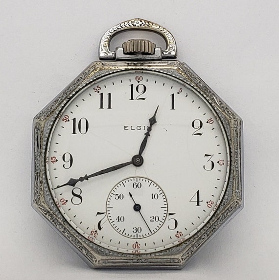 Antique ELGIN Pocket Watch Grade No. 303 Model No. 3 … - Gem