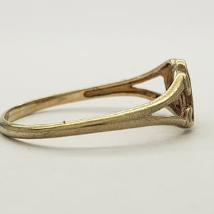 Vintage JCM 10K Solid Gold love Sweetheart Ring 1.0 Grams Size 7 Made ...