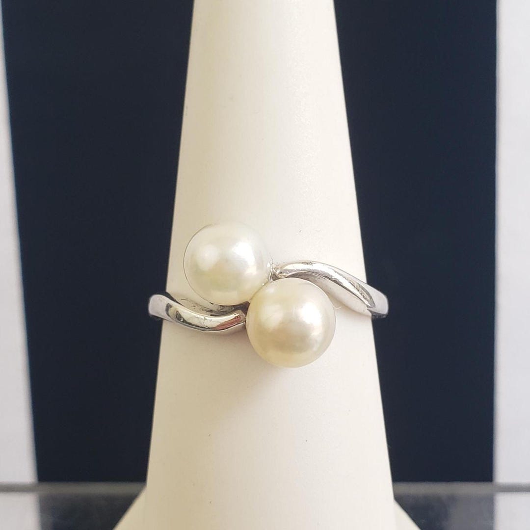 Vintage BRISTOL Seamless Ring Company 14K Solid White Gold Genuine ...